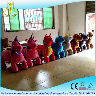 China Hansel coin operated Animated Electronic Plush Toys Kiddie Rides Cheap Go Karts For Sale for sale