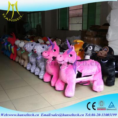 China Hansel Coin Operated Kiddie Ries For Sales Amusement Electric Animal Ride Kids Rides For Shopping Center for sale