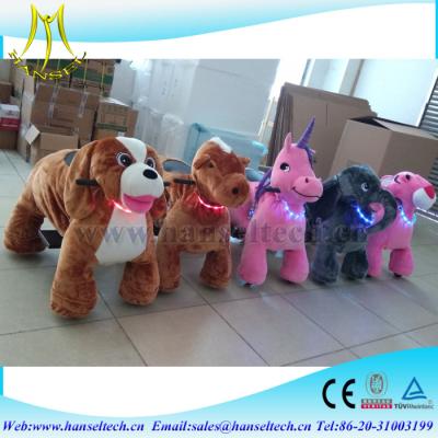 China Hansel indoor kids amusement Walking Animal Rides Uesd Coin Operated Kiddie Ries For Sales for sale