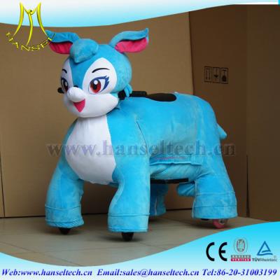 China Hansel electric zoo animal scooters motorized ride on animal toys walking animal rides for sale