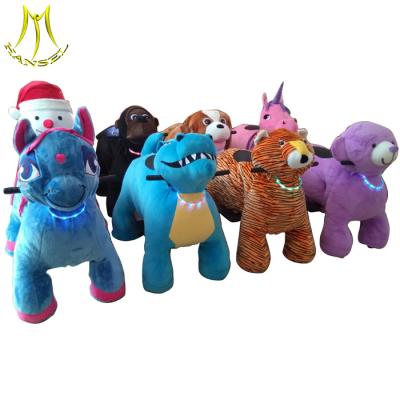 China Hansel hot selling kids play rides coin operated electric animal mall car for kids for sale