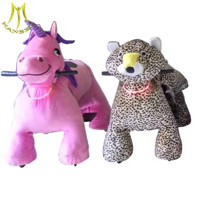 China Hansel animal motorized rides party amusement kids motorized electric with nacklace for sale