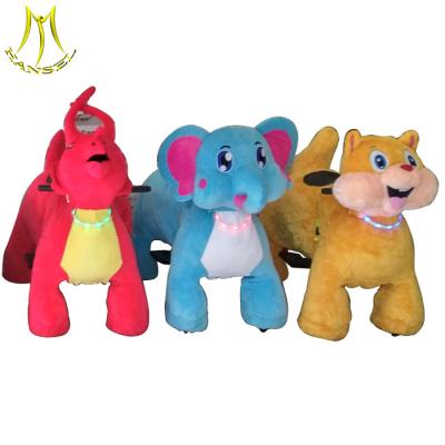 China Hansel shopping mall walking ride on animal toy animal robot rides for sale for sale
