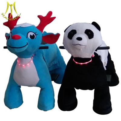 China Hansel animal horse kids rides for sale and ride on toy walking robot with animal scooter for shopping mall for sale