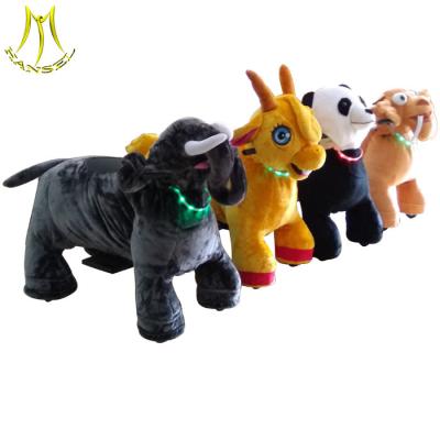 China Hansel coin operated horse ride made in china and carnival rides for sale used with mall animals for riding for sale