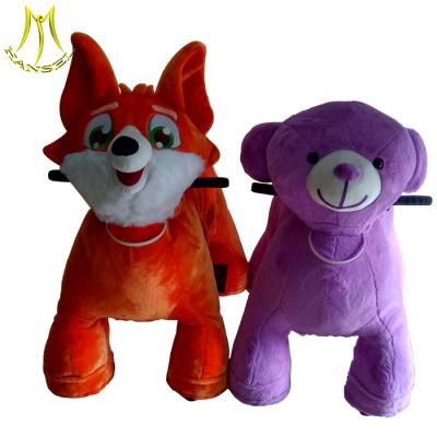 China Hansel motorized push animal scooter	and motorized plush riding animals with stuffed animal scooter made in china for sale