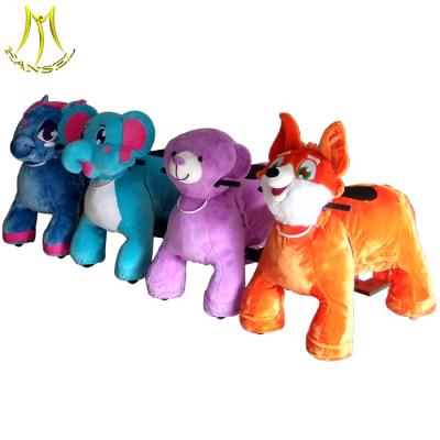 China Hansel large size animal electric toys and animal scooter made in china with ride on motorized animal for sale