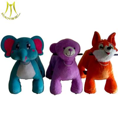 China Hansel battery operated ride animals and ride on animal plush made in china with electric ride on animal toy for sale