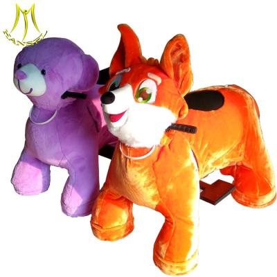 China Hansel  plush toy motorized animals and animal electric scooter with electrical toy animal riding on horse for sale