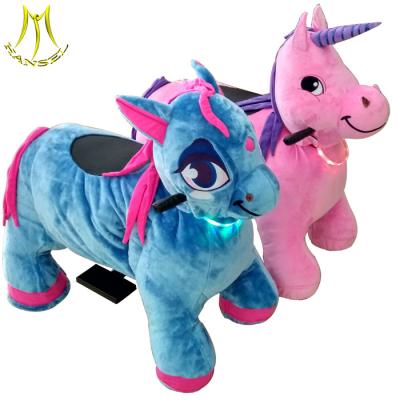 China Hansel plush animal scooters in mall and motorized ride on dinosaur with plush riding toys motorized animals for sale