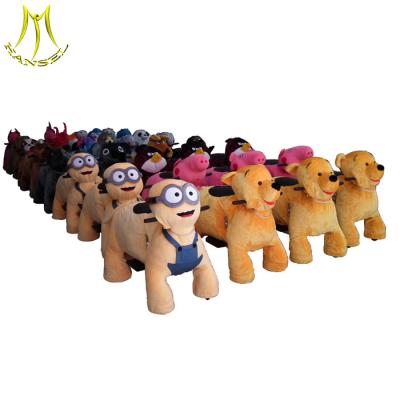 China Hansel high quality Shopping Center zoo animal scooter with music from guangzhou for sale