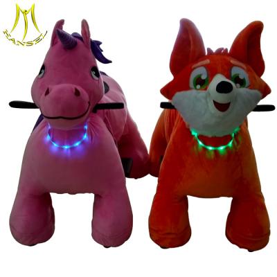 China Hansel battery operated animal ride and motorized animals coin operated with children manual ride on car for sale