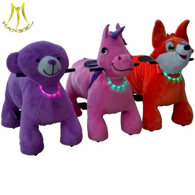 China Hansel animal scooter for mall and safari motorcycle anima ride with stuffed go karts motorized animals sale for sale