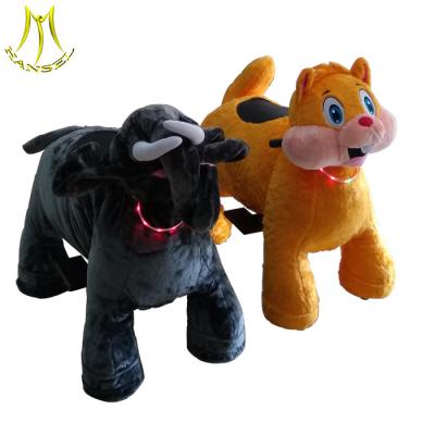 China Hansel  shopping animal from china and plush animal electric scooter with ride on animal toys for children for sale