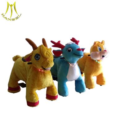 China Hansel battery walking animal kids rider walking animals panda walking animals kiddie rides from china factory for sale