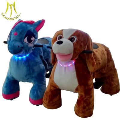China Hansel animal scooters in mall made in china and stuffed animals go kar plush ride with motorized plush animals for sale