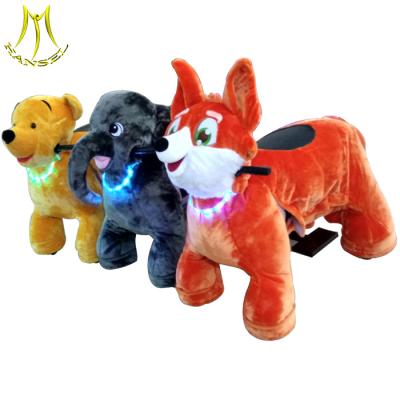 China Hansel kids animal toy ride and shopping mall animal scooter for sale with motorized safari animals for sale