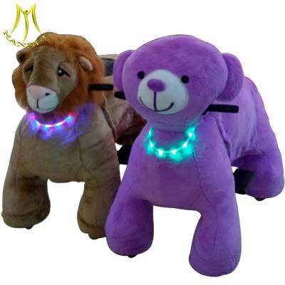 China Hansel electric animal scooter rides and mechanial horse riding animal for mall with animal plush electric scooter for sale