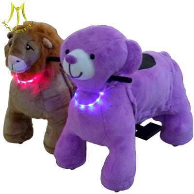 China Hansel rides on animals for fun and hansel moving animal toy with battery plush motorized riding animals for sale