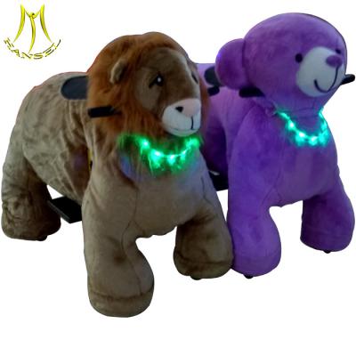 China Hansel plush motorized animals for mall and animal scooter made in china with  rides on animals for sale for sale