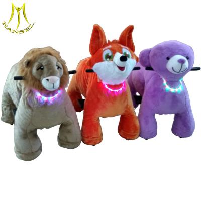 China Hansel 	electric animal stuffed ride for shopping mal and animals bike motorized child ride with electric animal stuffed for sale