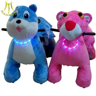 China Hansel ride on walking toy animals and kids animal scooter for mall with funny adult themed stuffed animals for sale