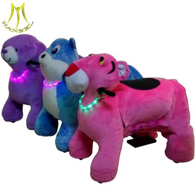 China Hansel animal robots stuffed ride and  led light animal scooter with amusement child animal ride on toy for sale