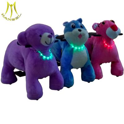 China Hansel electric animal scooter for mall and animal dinosaurs children rides with stuffed light walking animal for sale