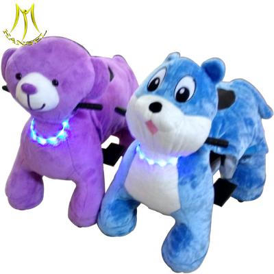 China Hansel stuffed animal scooter for mall and rechargeable baby battery operated with riding animal costume for sale