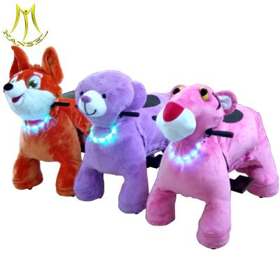 China Hansel shopping mall animal ride and animal scooter used in mall with motorized animalsplush riding animals for sale