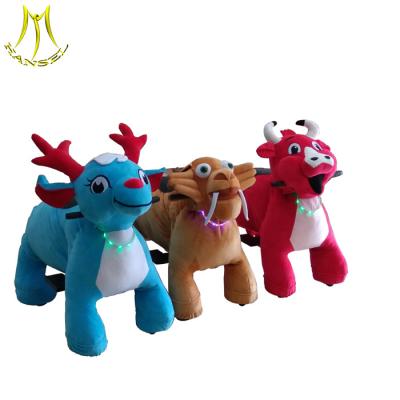 China Hansel indoor playground kid zoo riders electric dinosaur ride on animal toy animal scooter ride for sale