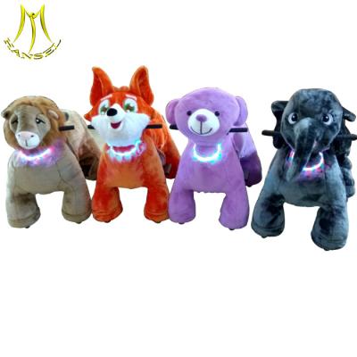 China Hansel motorized ride animals for sale and 4 wheel electric animals with motorized animals for children for sale