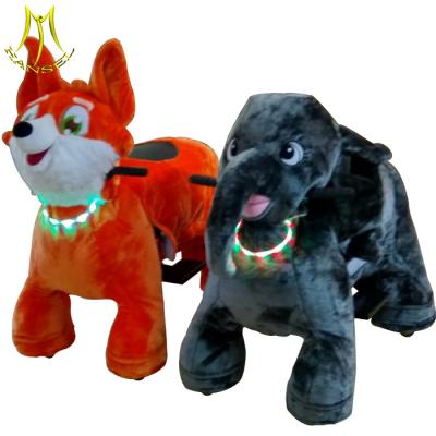China Hansel motorized animals for mall and stuffed zoo animal scooter in mall with wholesale electric kids animals toy ride for sale