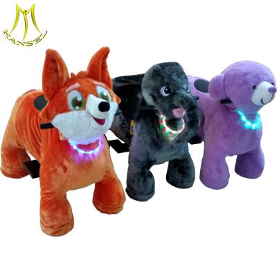 China Hansel amusement motorized animals from china and plush walking animals electric rides with carnival rides for sale for sale