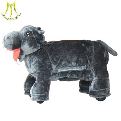 China Hansel animal kid ride on toy for mall and stuffed ride on animal toy with arcade animal ride for mall for sale