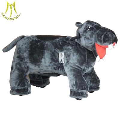 China Hansel amusement animal ride made in china and stuffed animals kids scooter for kids with plush walking horse toy for sale