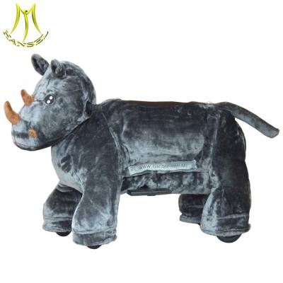 China Hansel motorized animals from china and  animal zippy electric scooter with rideable horse plush animal scooter for sale