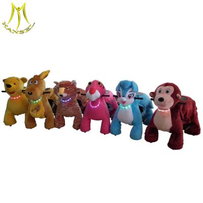China Hansel motorized animal from guangzhou and electric stuffed animals rides for mall with amusement park animal ride for sale
