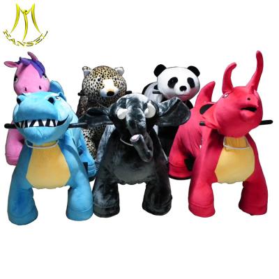China Hansel ride on toy robots for sale and power wheels ride on bike with stuffed animal scooter for mall for sale