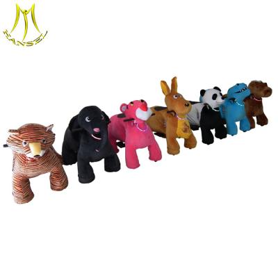 China Hansel happy rides on motorized animals and kids ride on animals scooter with electric ride on animals for sale