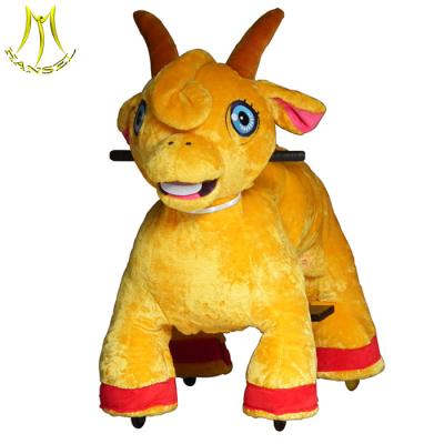 China Hansel electric animal bike for salle and amusement park animal scooters with stuffed animal ride from china for sale