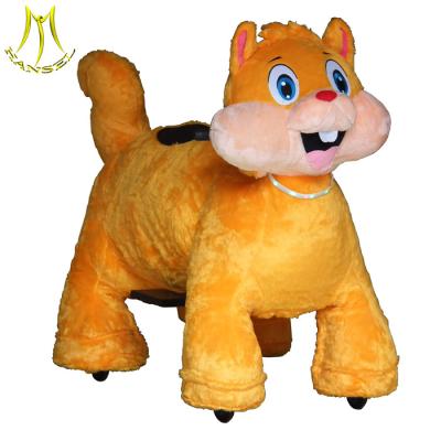 China Hansel amusement animal scooter for mall and pig unicorn stuffed animal with plush battery operated ride animals for sale
