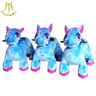 China Hansel robot animals from china and plush electrical animal toy car with ride on furry animal scooter for sale