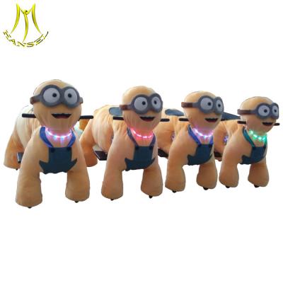 China Hansel    plush electrical animal toy car coin horse ride kids ride on horse and 	zoo play game child for sale