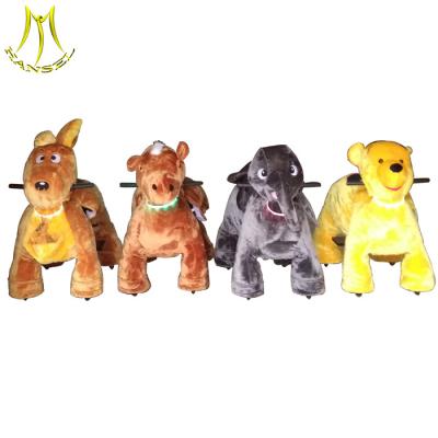 China Hansel   amusement park rides sale rideable plush animal rideable horse toys for sale