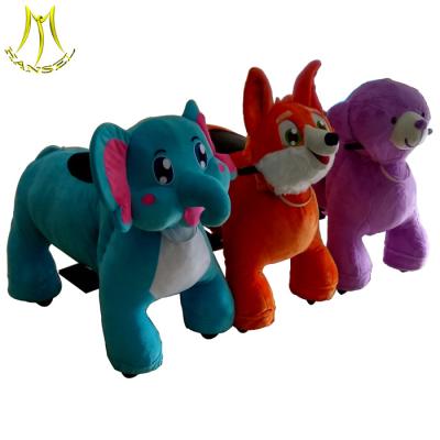 China Hansel  2018 new desins indoor sport ride on animal toy coin operated animal riding unicorn in mall for sale
