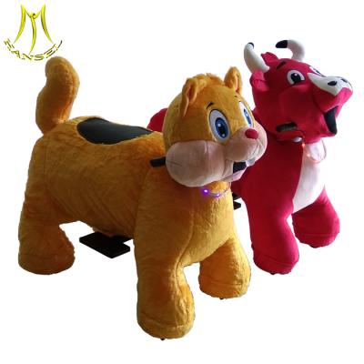 China Hansel   fast profits battery operated riding mountable electric animals animal adventure stuffed animals on wheels for sale