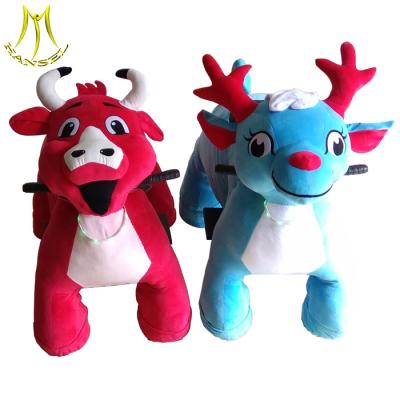 China Hansel  entertainment zoo rider toy to kids battery operated animal walker motorized go karts for sale