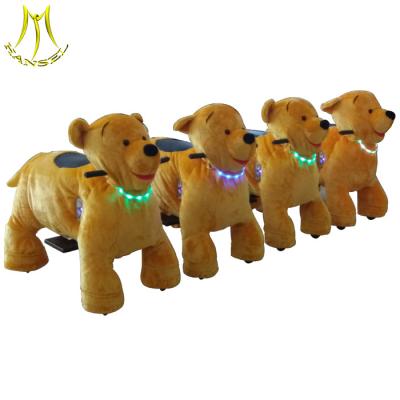 China Hansel   electric animal scooter ride zoo animal set toy amusement park games equipment mall kids train for sale