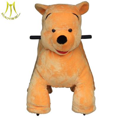 China Hansel   kids animal bikes amusement park cars for sale rideable horse plush rides token operated toy machines for sale